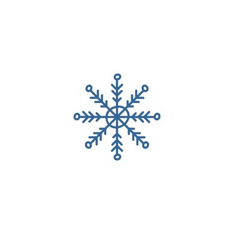 Premium Vector Set Snowflake Element Vector Snowflake