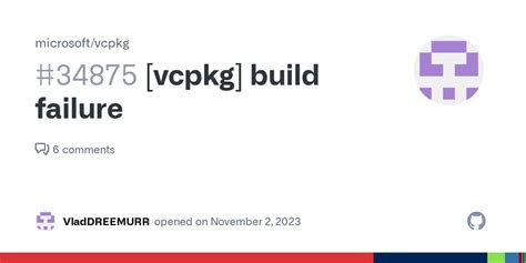 Vcpkg Build Failure Issue 34875 Microsoft Vcpkg GitHub