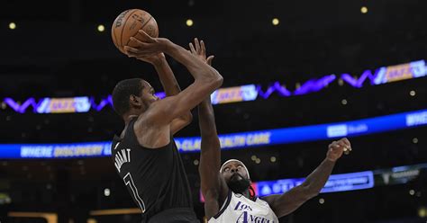 Nets Run Out Of Gas Against Lebron Less Lakers 116 103 Netsdaily