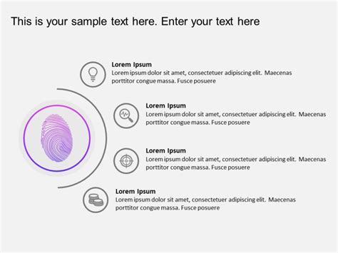 Fingerprint PowerPoint Template SlideUpLift