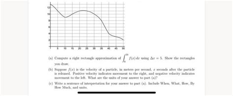 Solved A Compute A Right Rectangle Approximation Of