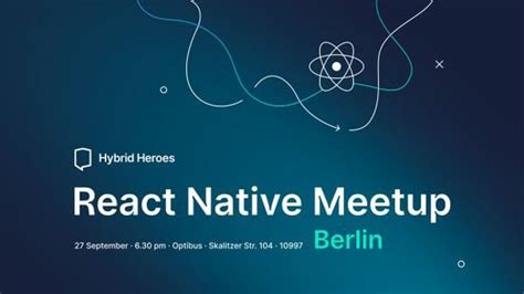 react native berlin meetup on sep 28th collaboration at klarna