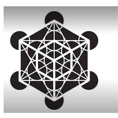 Metatrons Cube Sacred Geometry Stencil Etsy