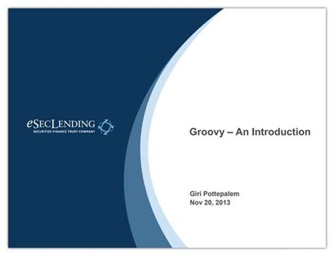 Groovy And Java Ppt