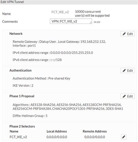 Technical Tip How To Configure Ipsec Vpn Tunnel U Fortinet Community
