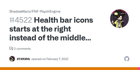 Health Bar Icons Starts At The Right Instead Of The Middle When Starting Song · Issue 4522
