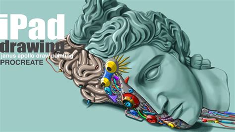 아이패드 그림 야누스 아폴로 드로잉 Procreate Drawing Pop Art Nftart Youtube