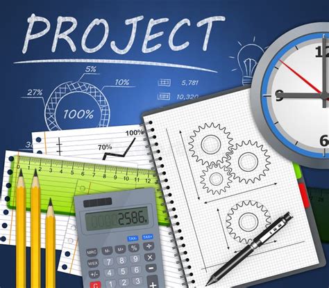 Project Management Mind Map Scheme Diagram Stock Vector