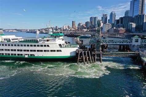 Ferry Frente Al Mar De Seattle Ferry De Alta Velocidad De Seattle Wa