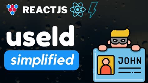Reactjs Useid Hook Simply Explained Youtube