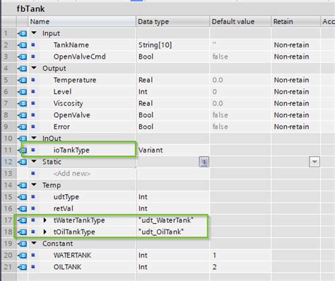 Variant Data Type In Tia Portal Example Of Using Reference