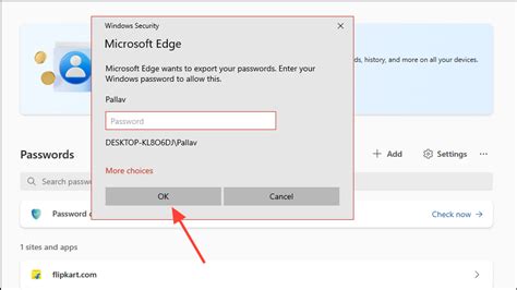 How To Export Passwords From Edge Wallet