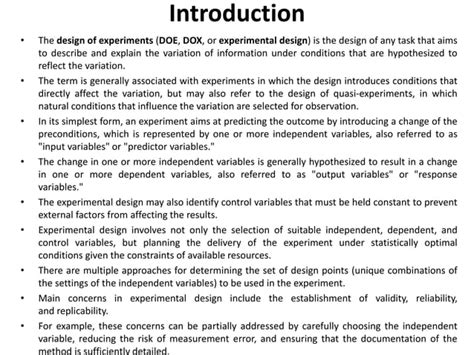 Design Of Experiments By Minitab Pptx Logistics Business