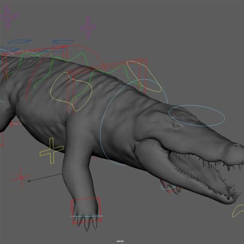Crocodile Rig Animprops