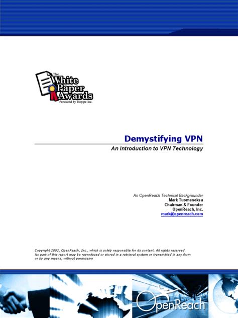 Demystifying Vpn Pdf Virtual Private Network Key Cryptography