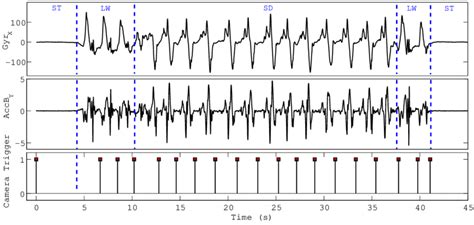 Example Of Accelerometer And Gyroscope Data For A Sample Walking Download Scientific Diagram