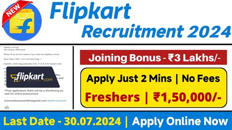 Best Jobs For Fresher💥 Flipkart Recruitment 2024 Flipkart Tamilnadu