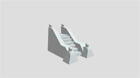 Stairs Whitebox Model Download Free 3d Model By Wattloga [a191c32