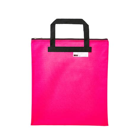 Book Bags Carry Nylon Extra Large Pink Meeco