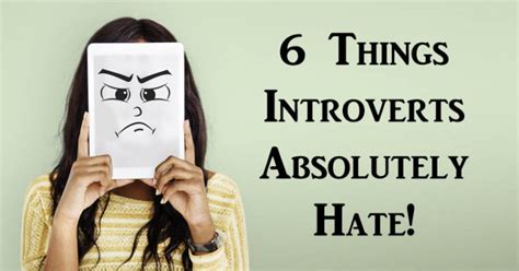 Things Introverts Absolutely Hate David Avocado Wolfe