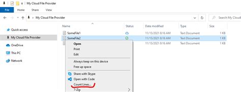 Net Windows Files Ondemand Context Menu Item Stack Overflow