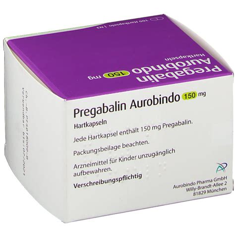 Pregabalin Aurobindo 150 Mg 100 St Mit Dem E Rezept Kaufen Shop Apotheke
