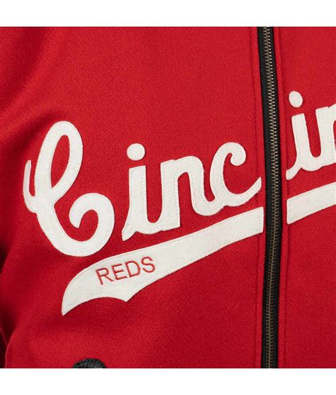 Red Wool Varsity Cincinnati Reds 1969 Jacket Jackets Expert