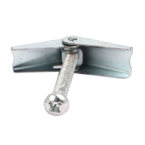 Zinc Plated Metal Spring Toggle Wing Toggle Anchor Plasterboard Hollow Wall Cavity Fixing Bolt