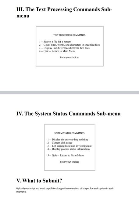 Solved Bash Shell Programming For The Final Project You Will