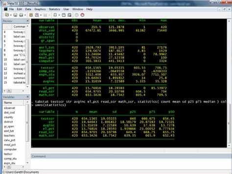 Stata Summary Statistics Pptx Technology And Computing