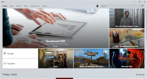 Windows Store Gets The Fluent Design Acrylic Window Treatment