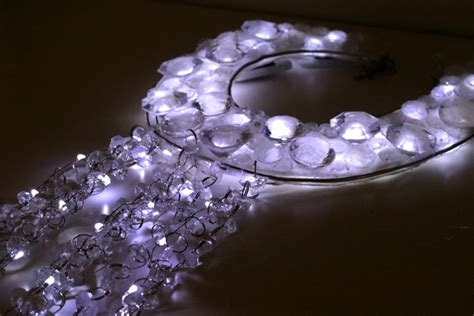 How To Use Resin With Led Lights Diy Glowing Crystal For Wearables Wearable Tech Tutorials