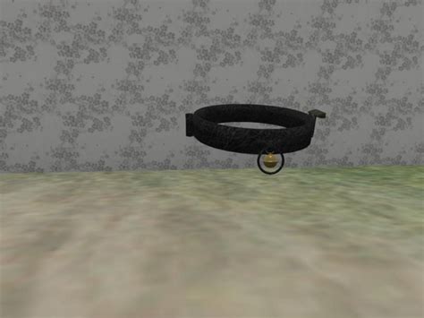 Second Life Marketplace Black Leather Collar