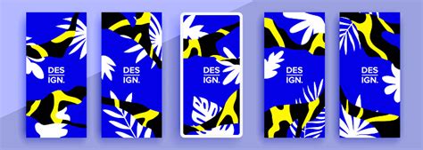 소셜 네트워크 스토리 벡터 일러스트레이션을 위한 트렌디한 편집 가능한 템플릿입니다 소셜 미디어를 위한 디자인 배경 Brand Name Online Messaging