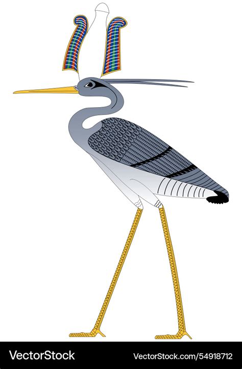 Bennu Royalty Free Vector Image Vectorstock