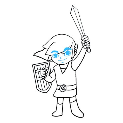 How To Draw Toon Link Step By Step Furthermore The Good Thing About Anime Drawings Is That You