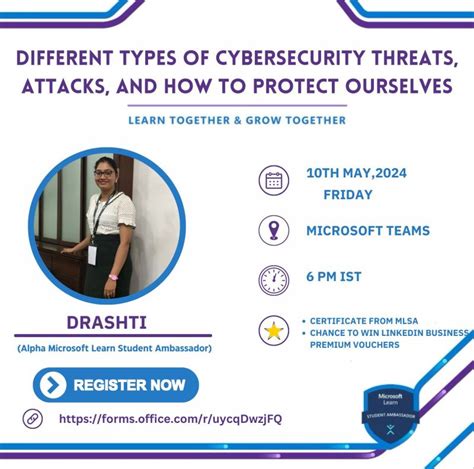 Drashti Shah On Linkedin Cybersecurity Session Cybercrime