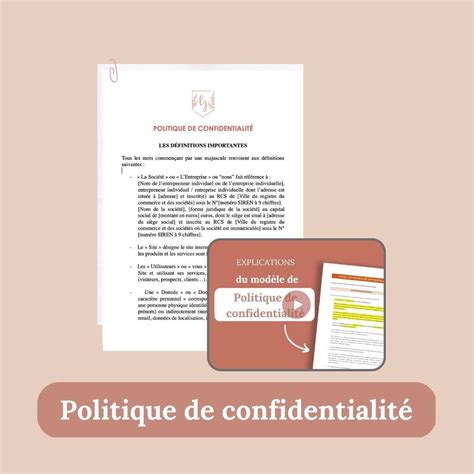 Modèle De Politique De Confidentialité Legal Jump