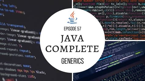 Java Complete Tutorial Ep 57 Generics Introduction Youtube