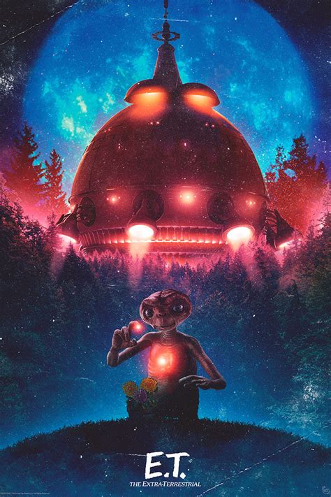 Spaceship E T Poster