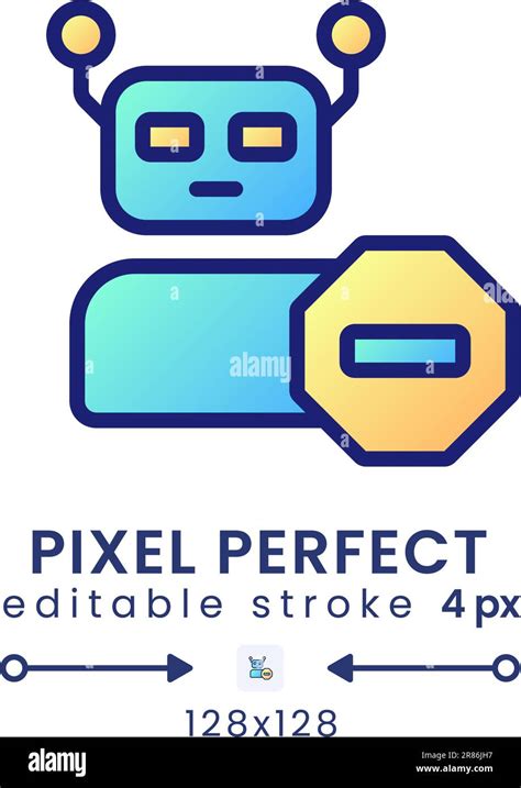 Advanced Bot Protection Gradient Fill Desktop Icon Stock Vector Image And Art Alamy