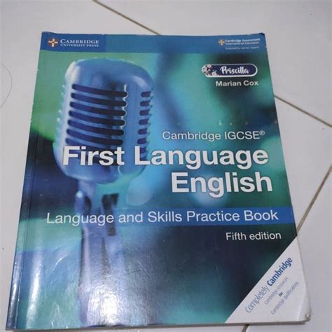Jual Cambridge Igcse First Language English Language And Skills Practice Book Fifth Edition