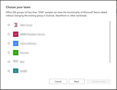 Convert Office 365 Group To Microsoft Team Totally Failing Brian Reid Microsoft 365 Subject