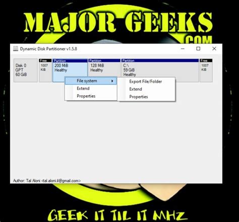 Download Dynamic Disk Partitioner Majorgeeks