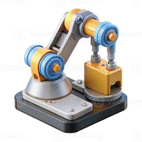 Wonderful Modern A Robotic Arm Assembling A Microchip Precise
