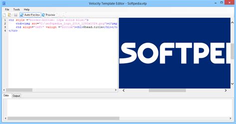 Velocity Template Editor Download Softpedia