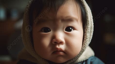큰 눈을 가진 아시아 아기 슬픈 얼굴을 가진 13 주된 아기 고화질 사진 사진 코 배경 일러스트 및 사진 무료 다운로드 Pngtree