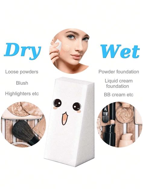 20 pcs triangles shaped cutting blender makeup cosmetics sponge latex