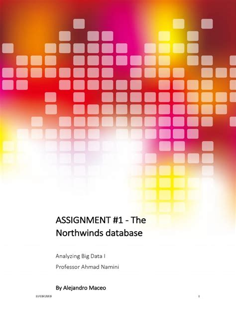 Northwind Database Analysis In Sql Pdf Databases Application Software