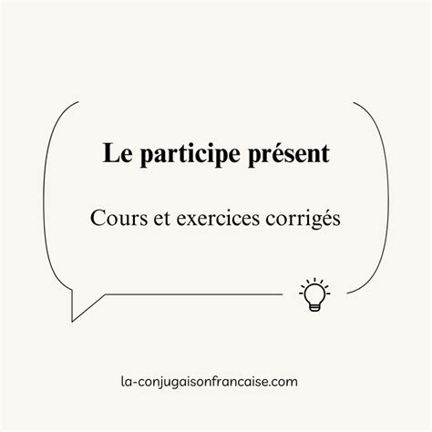 Le Participe Passé Cours Et Exercices Corrigés 1